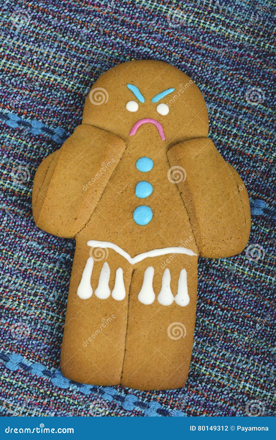 Angry cookie on a table stock photo. Image of biscuit - 80149312
