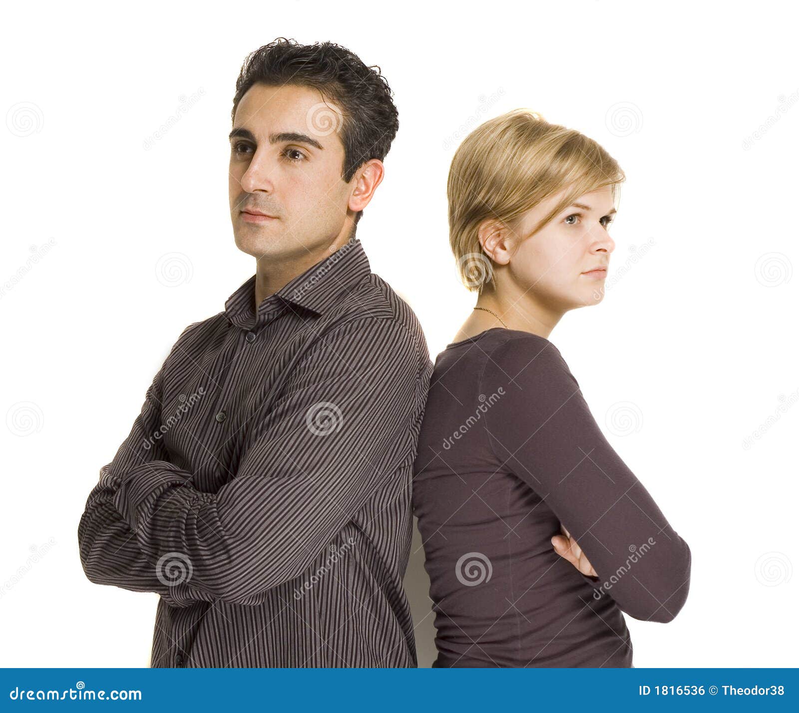 Angry couple stock photo. Image of fight, angry, pretty - 1816536