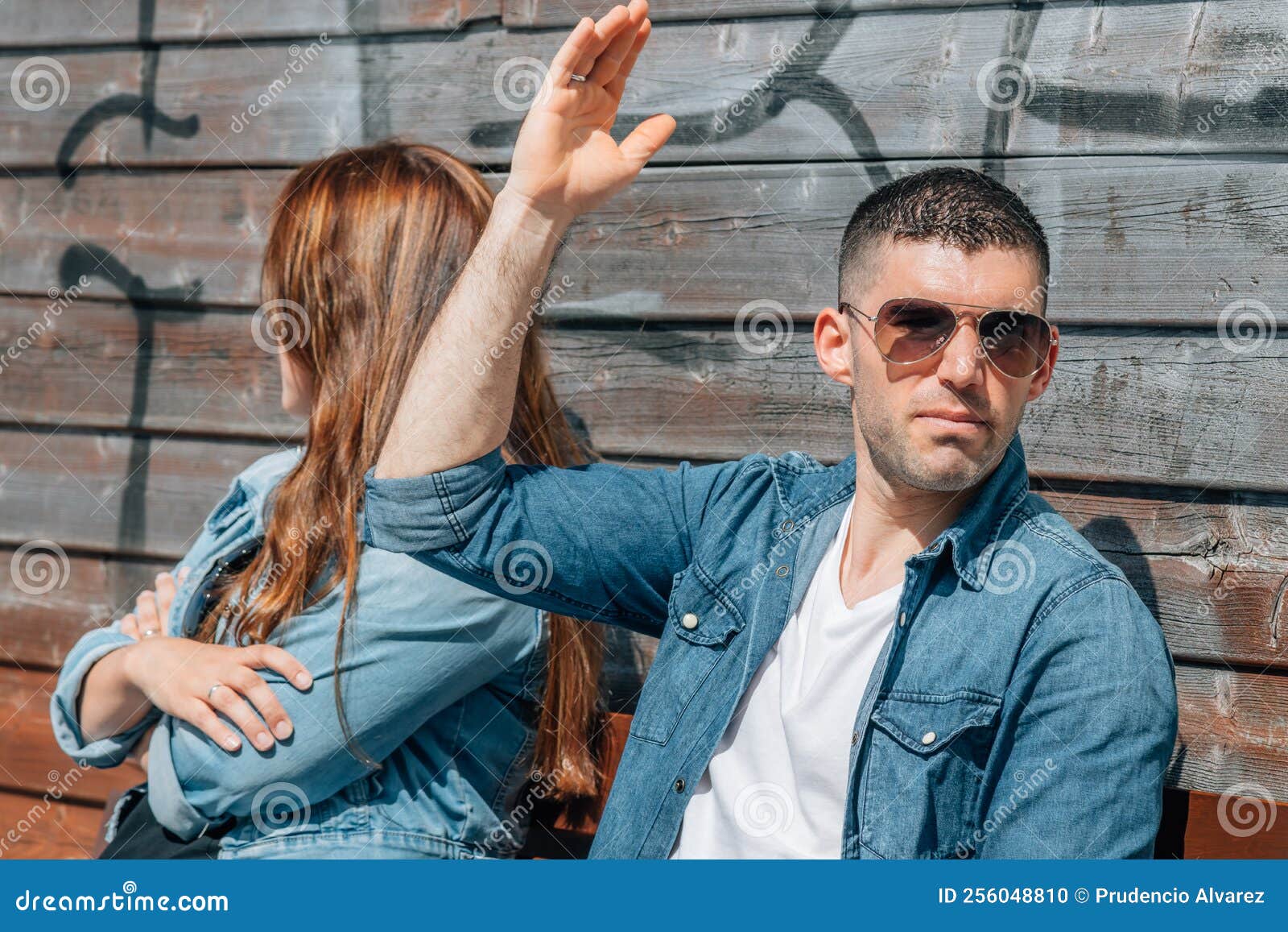 Angry couple arguing stock photo. Image of crisis, furious - 256048810