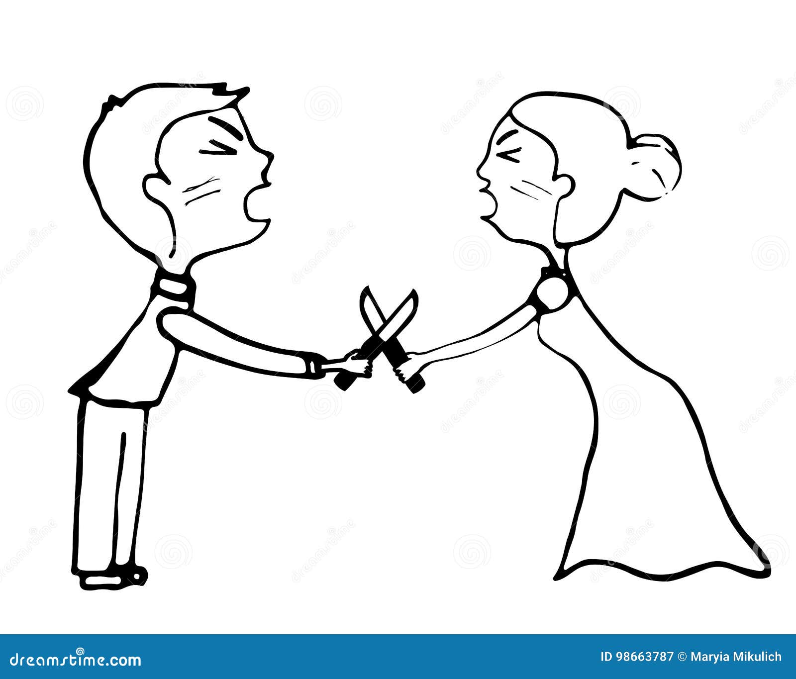 Angry Couple Fighting