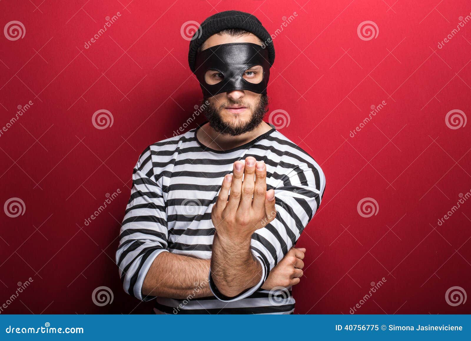 Angry Criminal Inviting with Hand Stock Image - Image of criminal ...