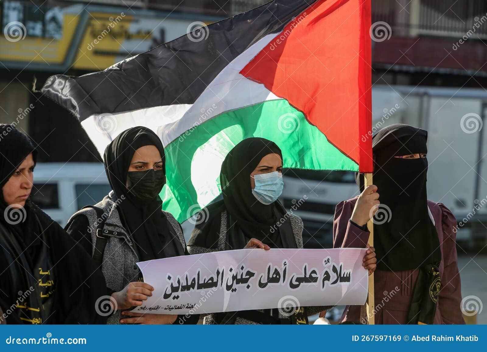 Angry Demonstration in Solidarity with Jenin Camp Editorial Stock Image ...