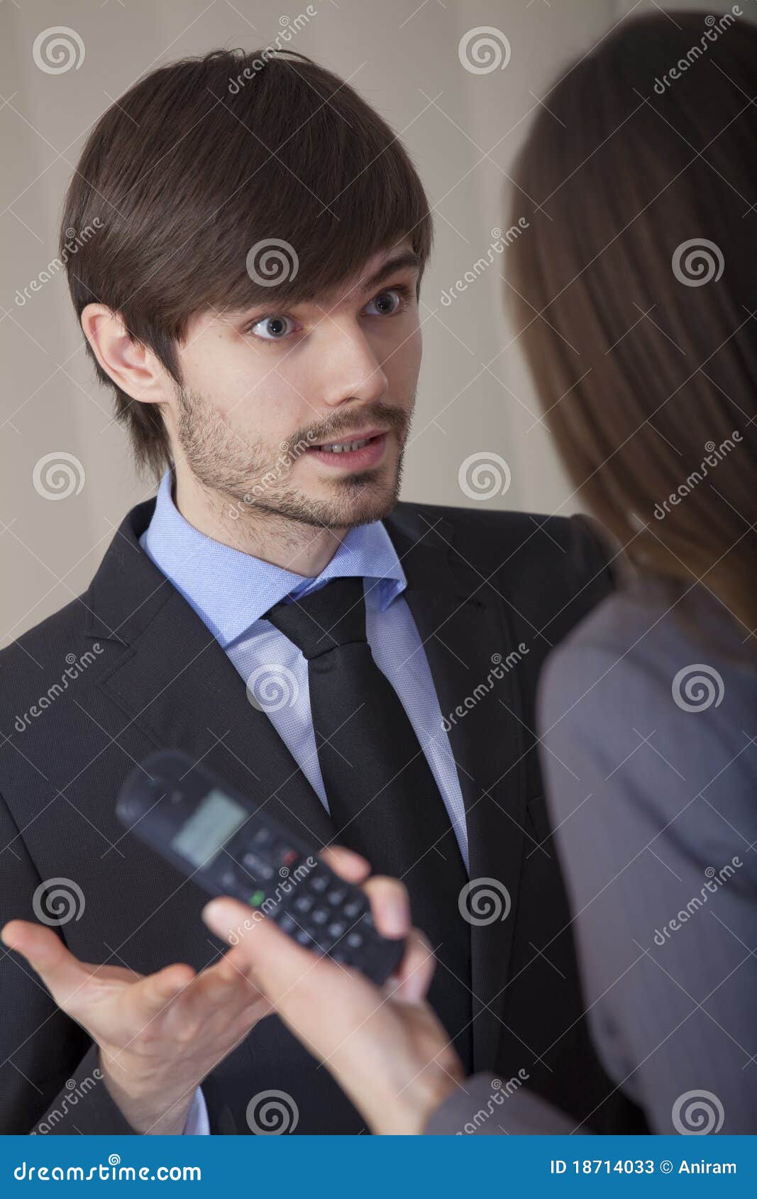 Angry discussion in office stock image. Image of suit - 18714033