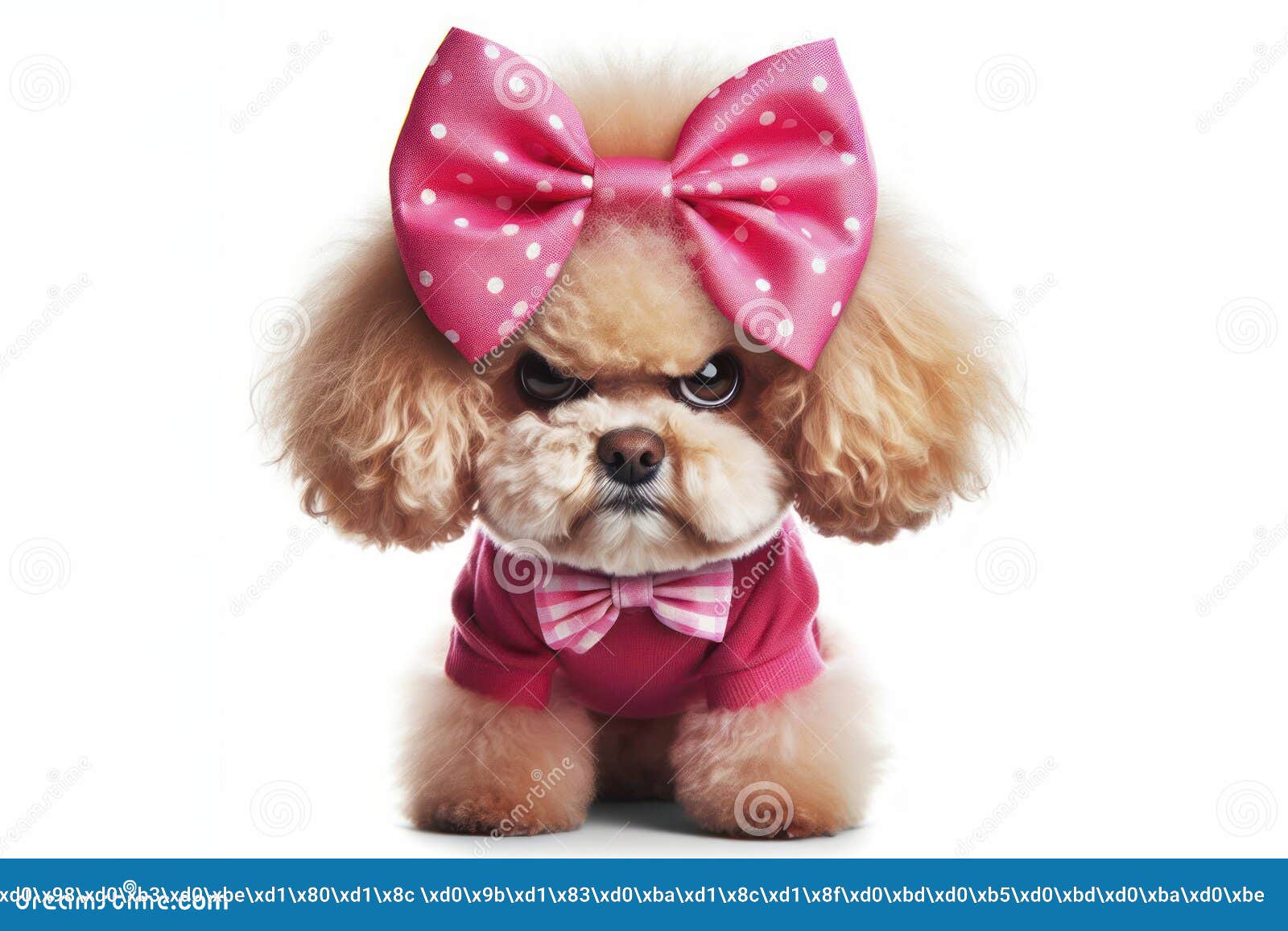 Angry Poodle Dog Cartoon Illustration | CartoonDealer.com #255362567