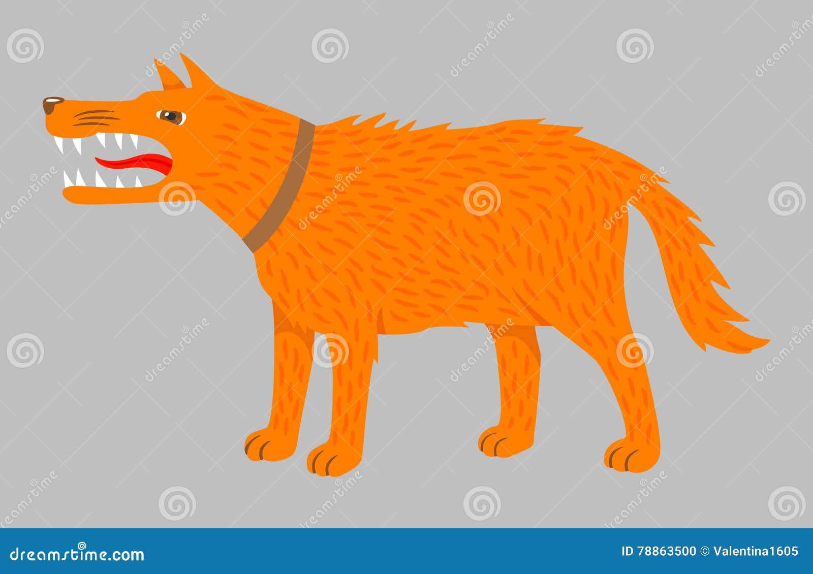 An Angry Ginger Tabby Cat Stands In A Menacing Pose Royalty-Free ...