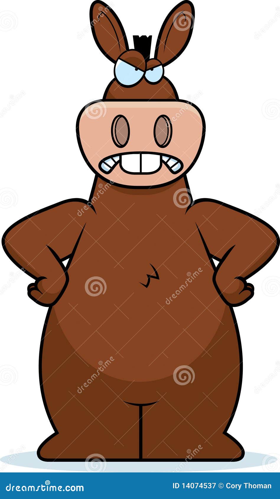Angry Donkey Royalty Free Stock Photography - Image: 14074537