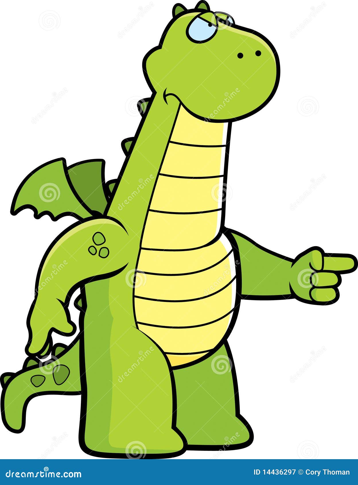 Angry Dragon stock vector. Illustration of dragon, angry - 14436297