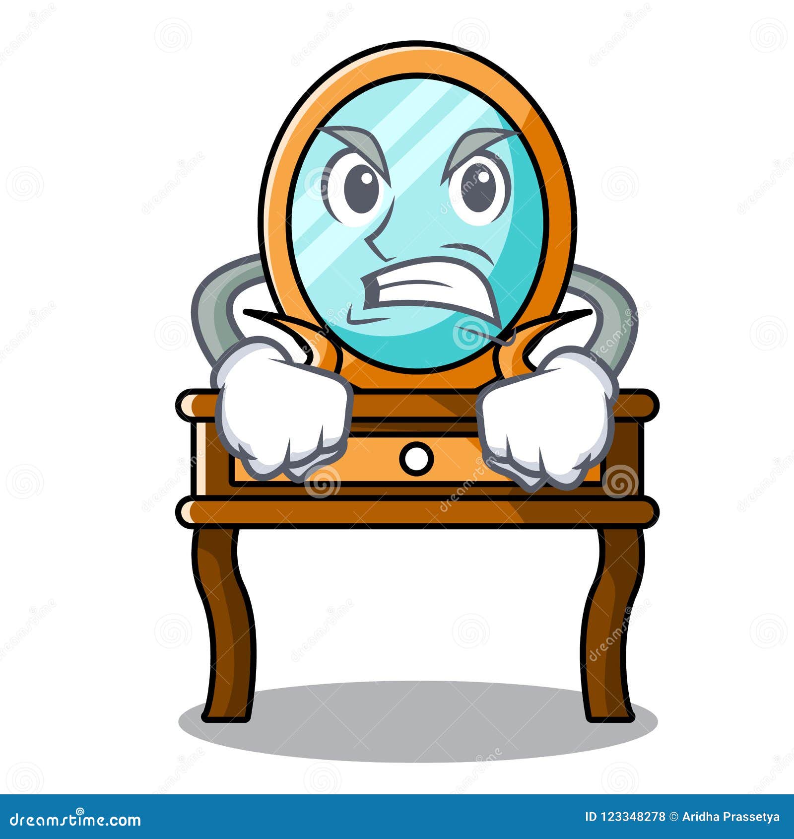 Angry Table Fan Cartoon Royalty-Free Illustration | CartoonDealer.com ...