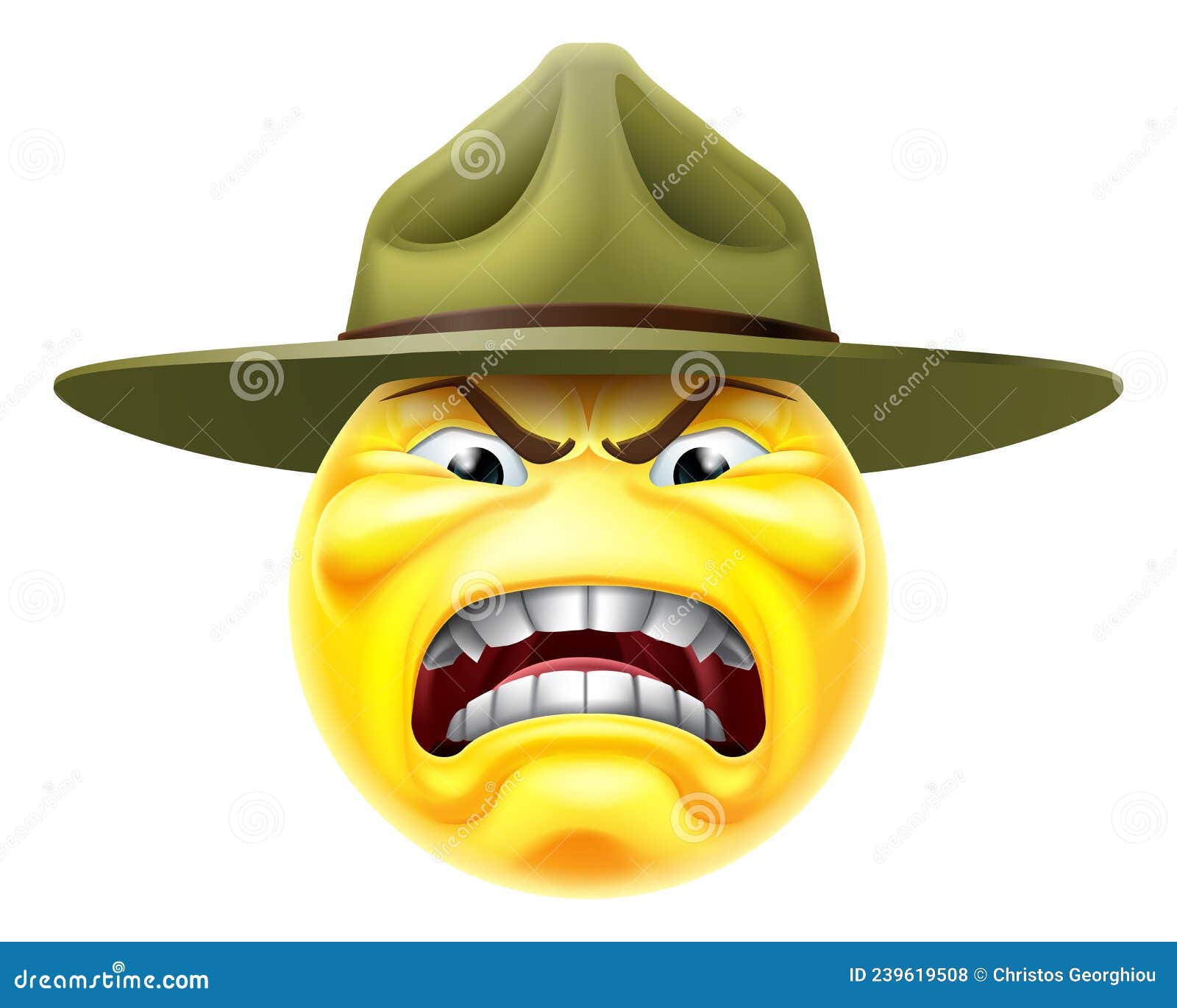 Army Drill Sergeant Hat Clipart