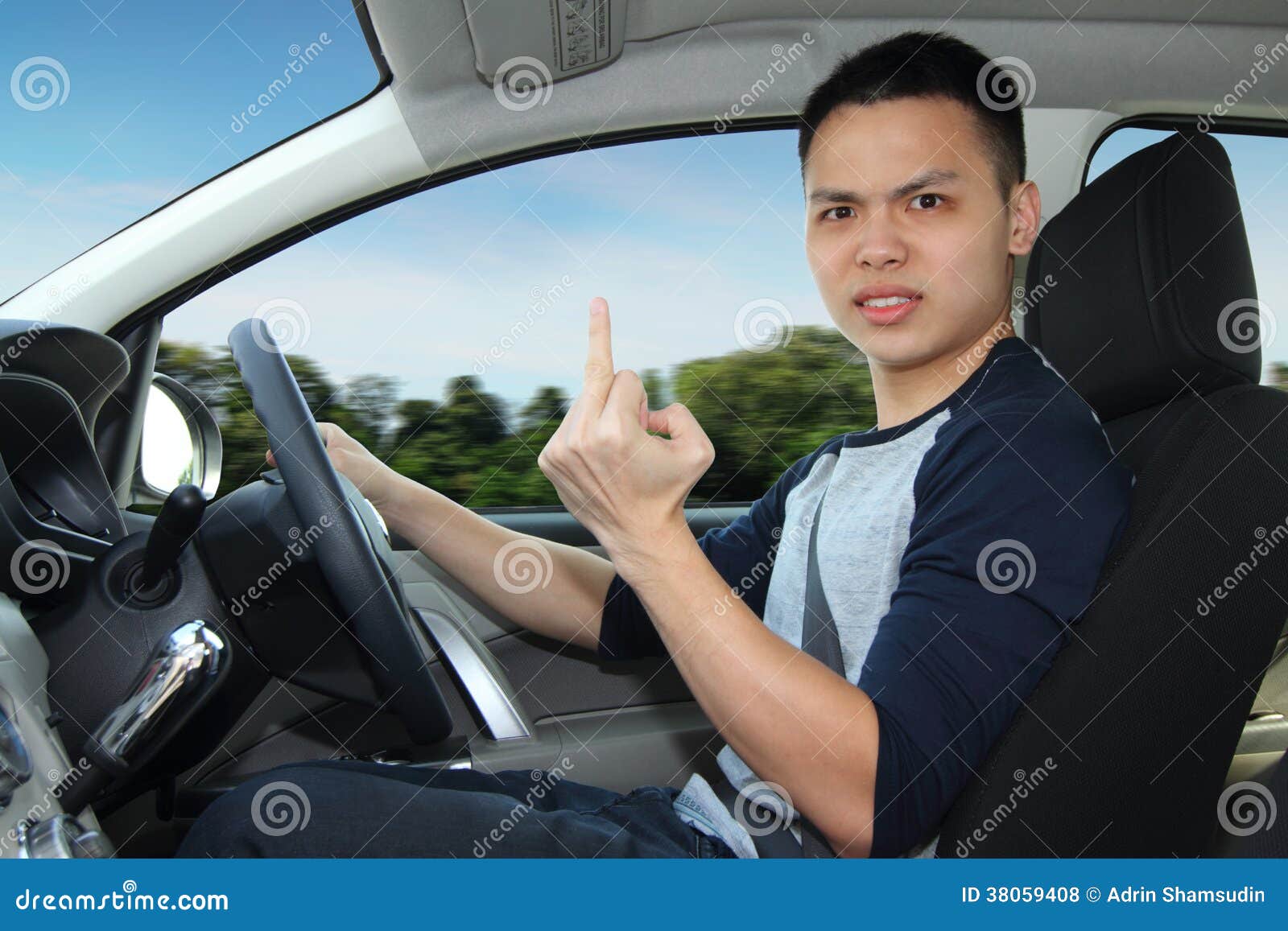 Angry driver stock photo. Image of angry, malaysian, casual - 38059408