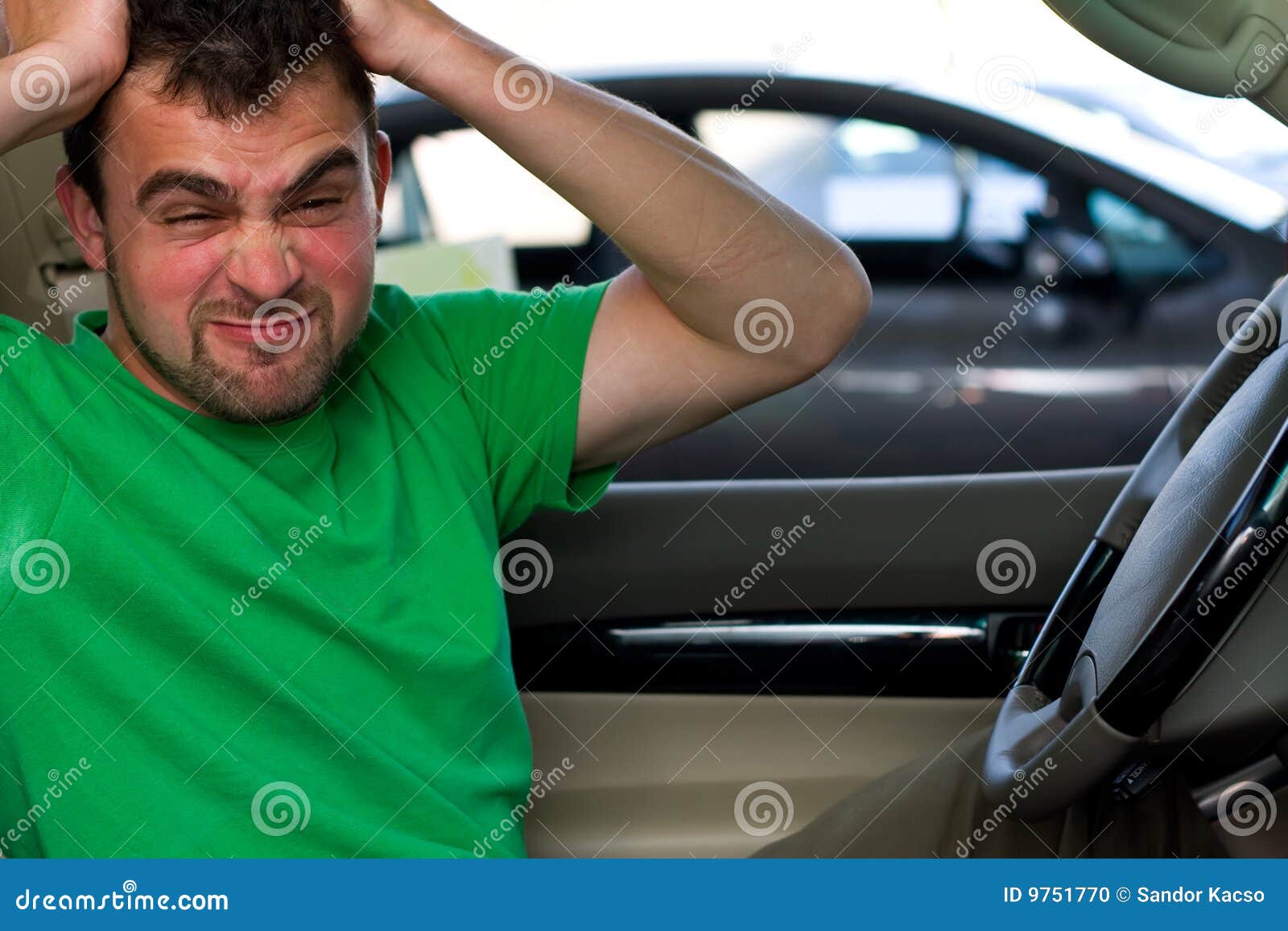 Angry Driver Stock Photography | CartoonDealer.com #44751488