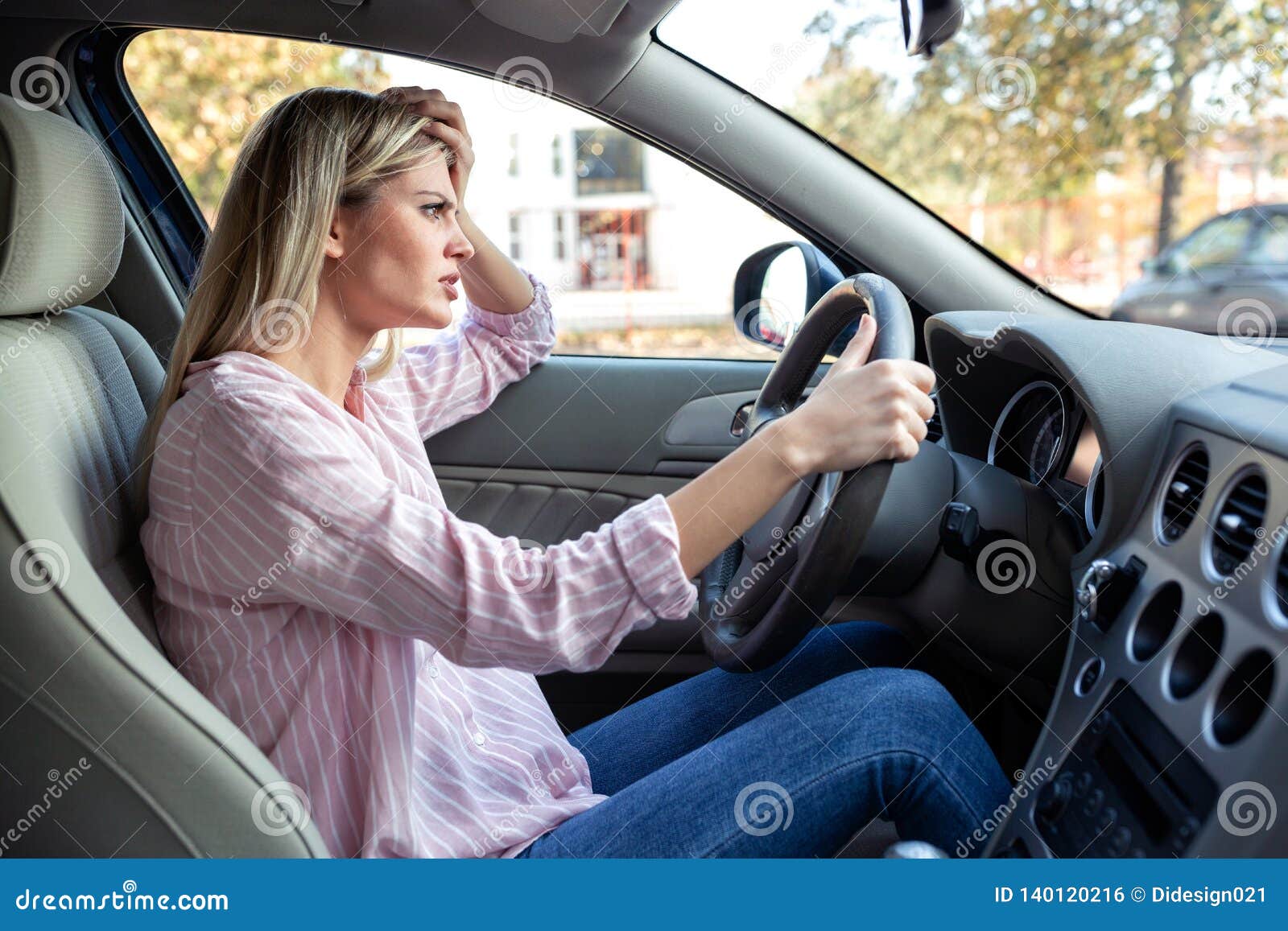 Angry Driver Losing Her Temper Stock Photo - Image of face, crazy ...