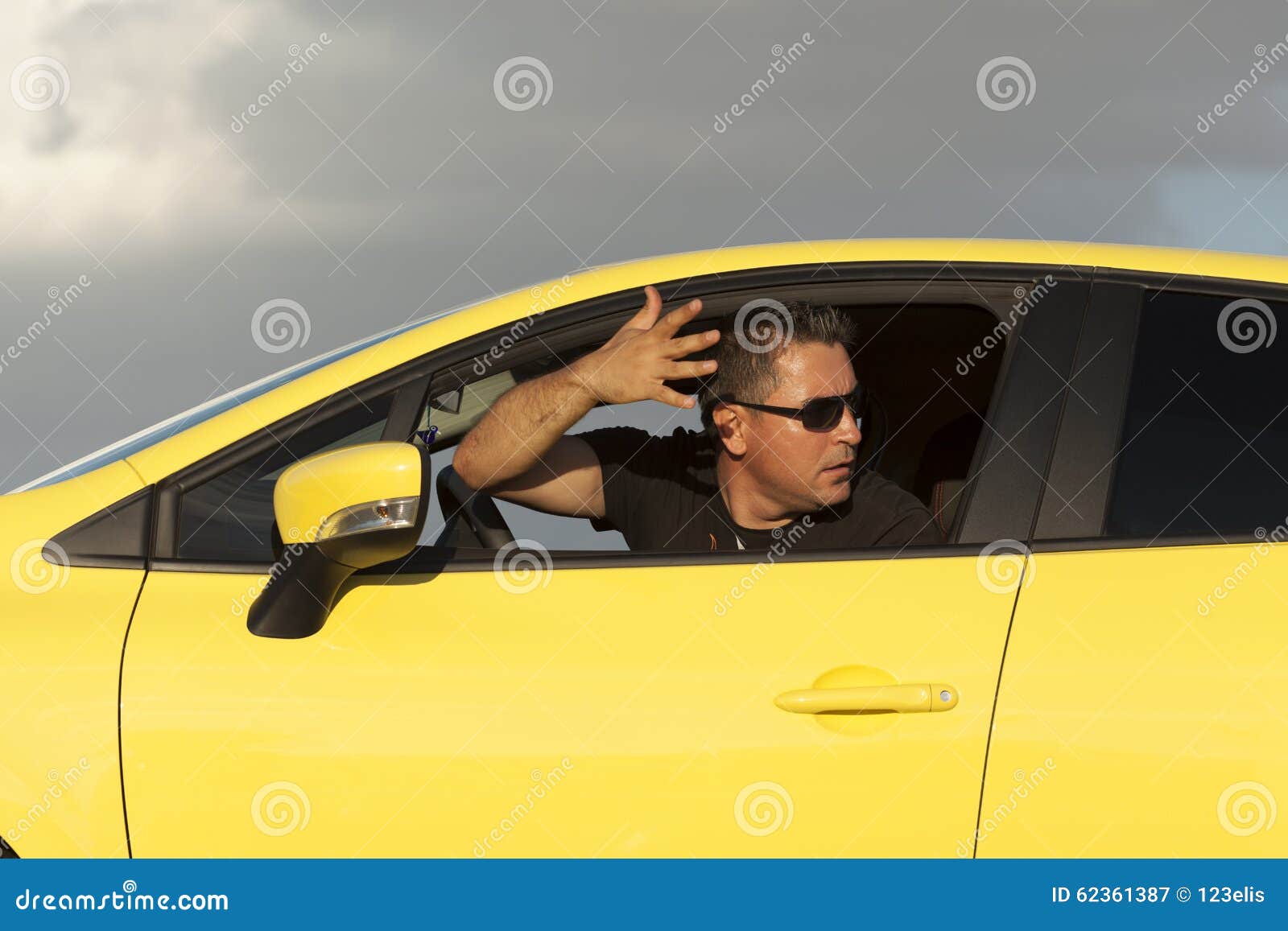 Angry Driver stock image. Image of mean, furious, facial - 62361387