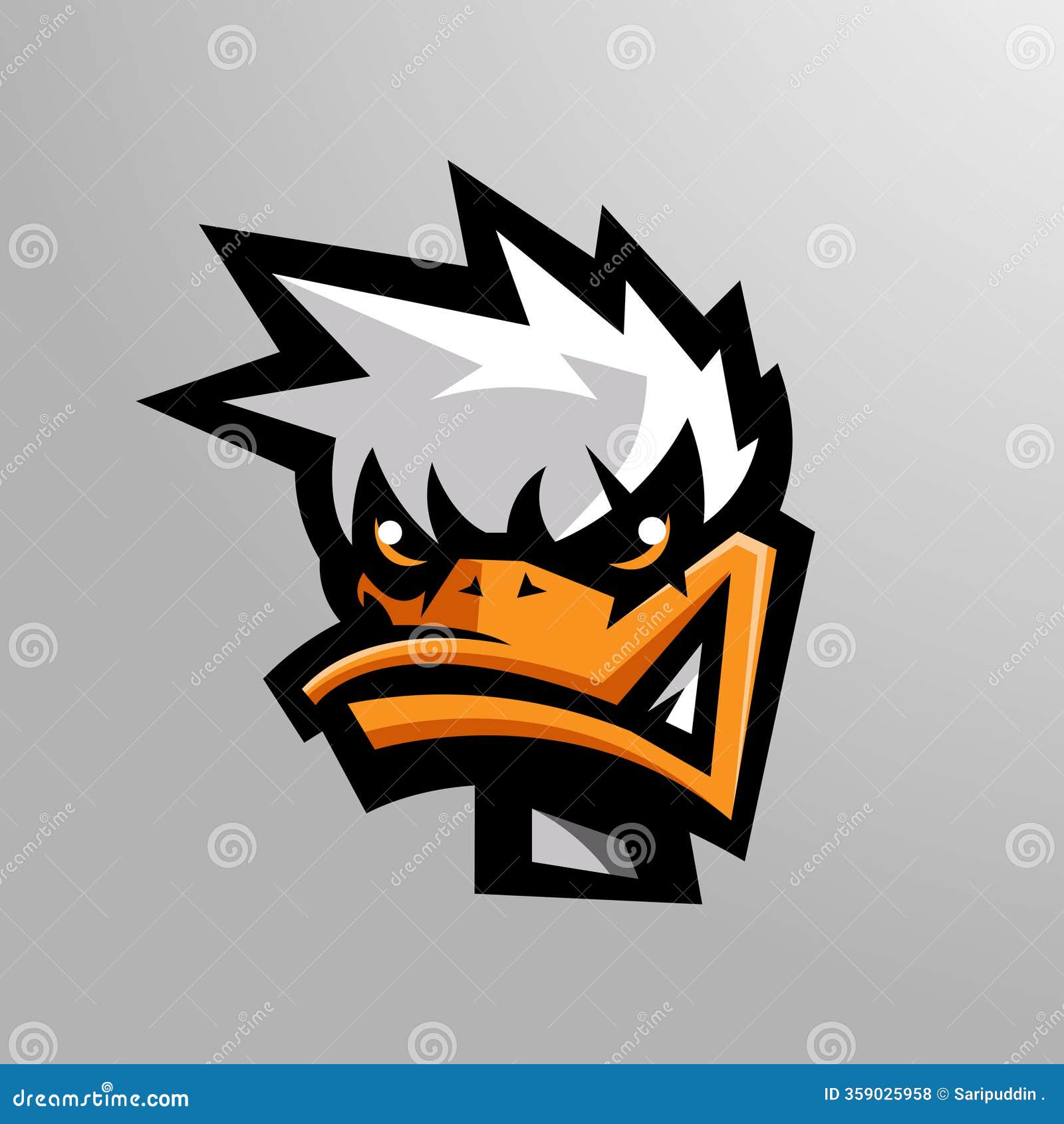 Angry Duck With Ducklings Coloring Pages For Kids Relaxation Royalty ...