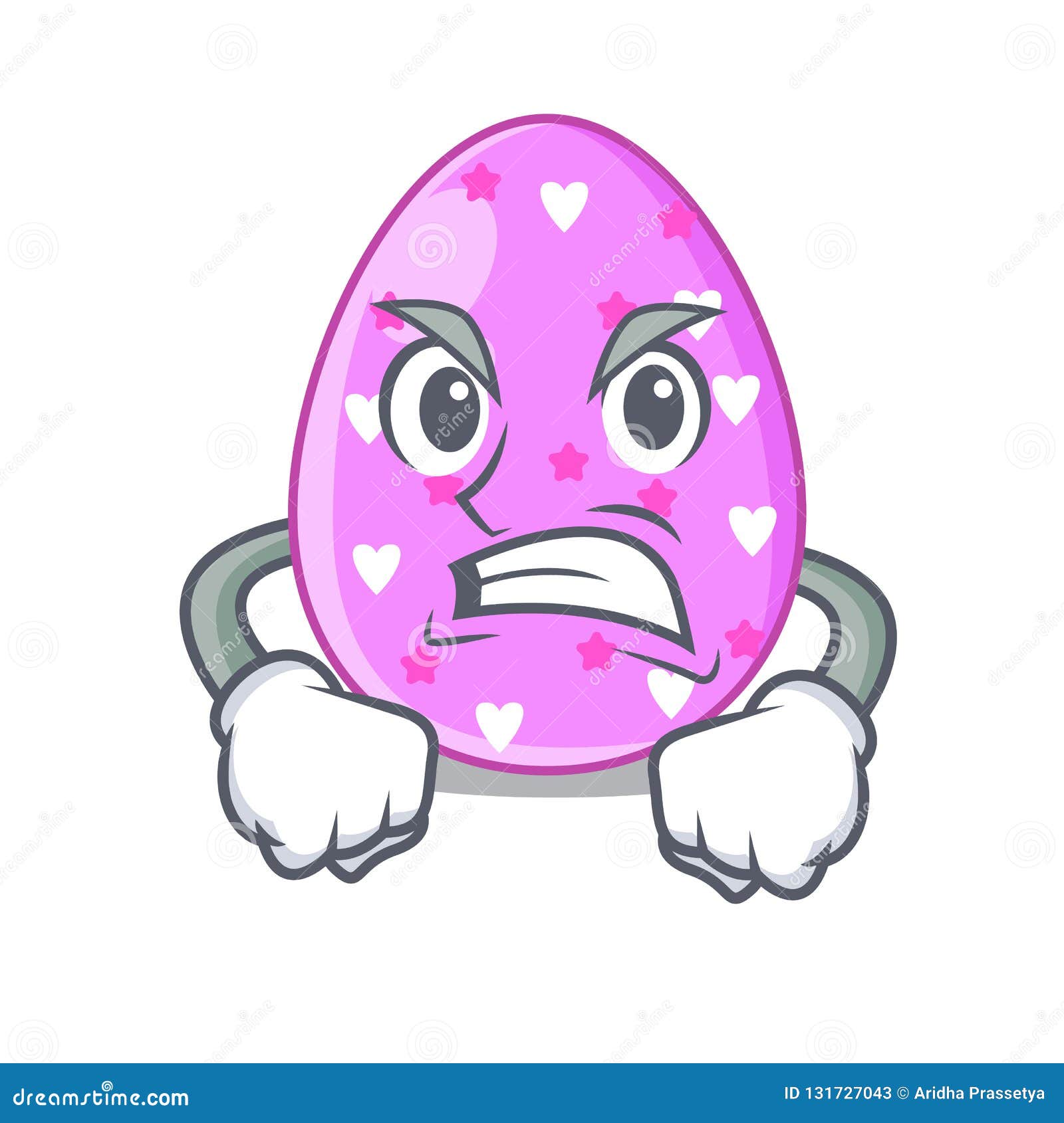 Angry Eggs Easter Holiday Character for Spectacle Stock Vector ...