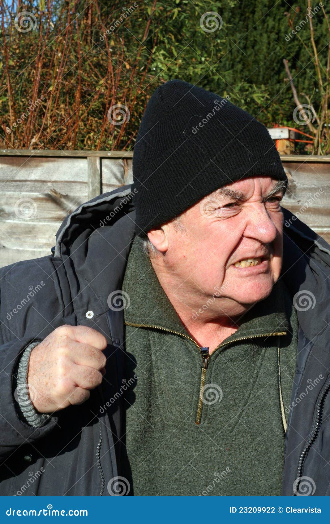 Aggression-angry Elderly Man Stock Photo - Image of volatile, elderly ...