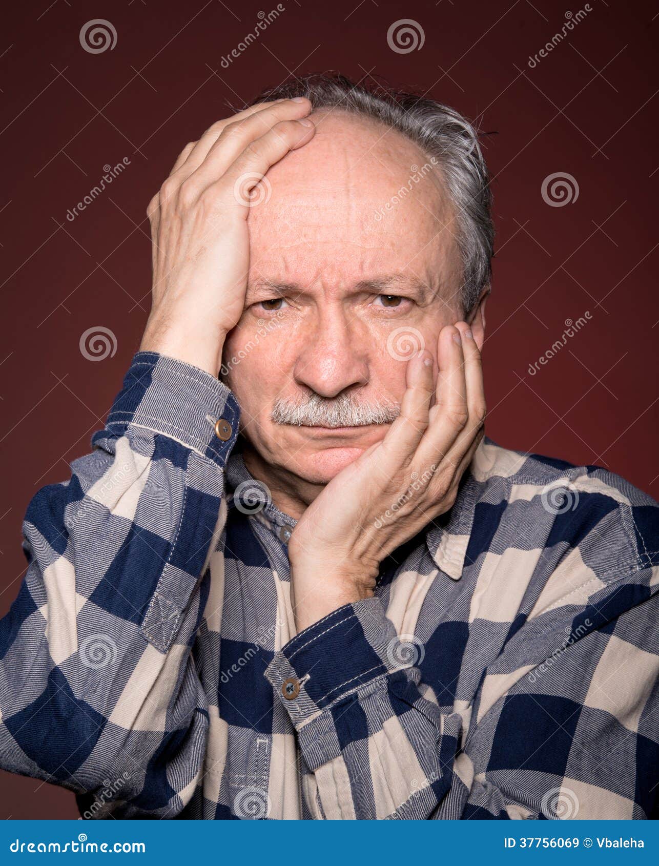 Angry elderly man stock image. Image of depression, angry - 37756069
