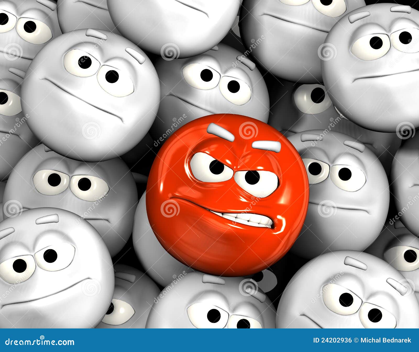 Angry Emoticon. Isolated Emoticon. Cartoon Vector | CartoonDealer.com ...