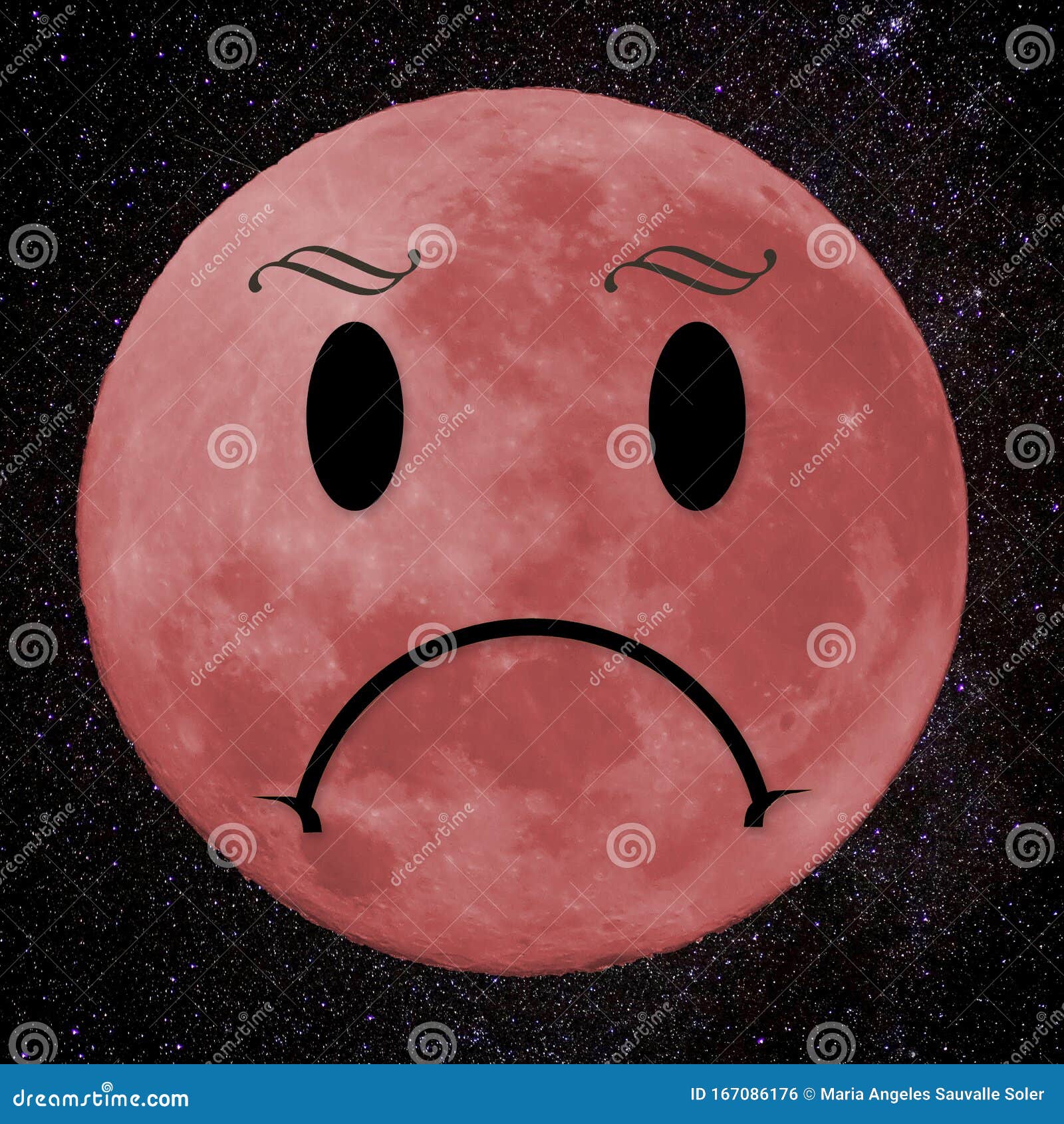 Angry emoticon. stock illustration. Illustration of flushed - 167086176