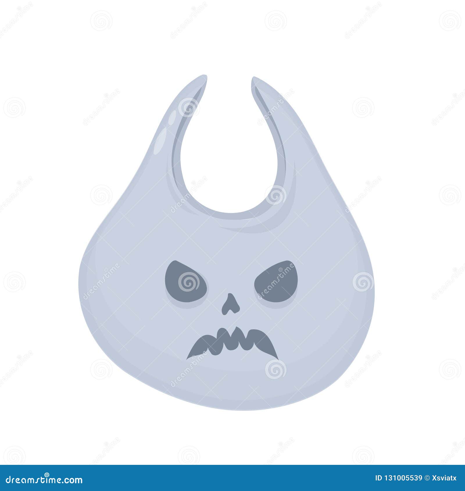 Angry Evil Emoticon. Isolated Emoticon. Cartoon Vector | CartoonDealer ...