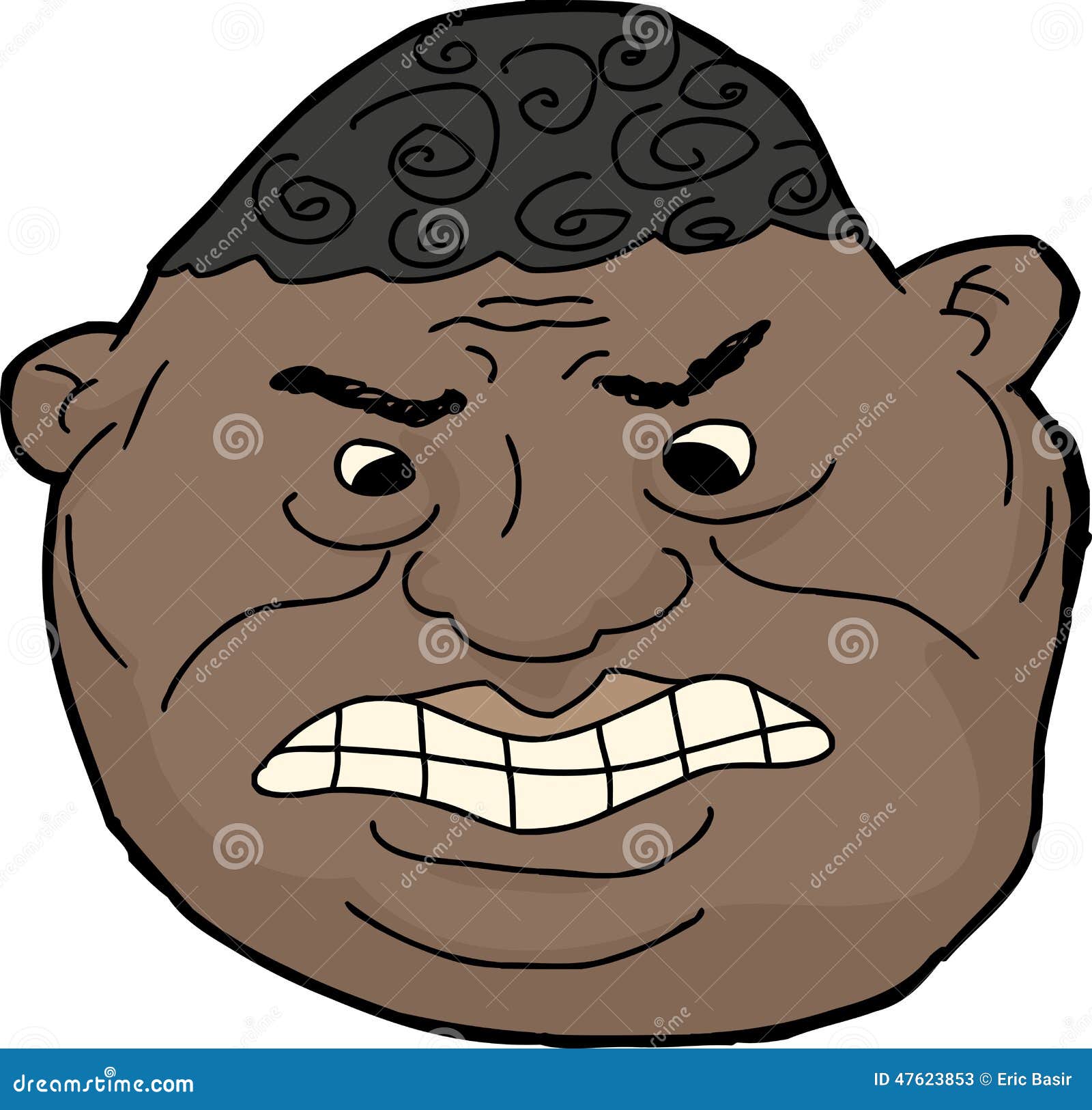 Angry Face Avatar stock vector. Illustration of insulted - 47623853