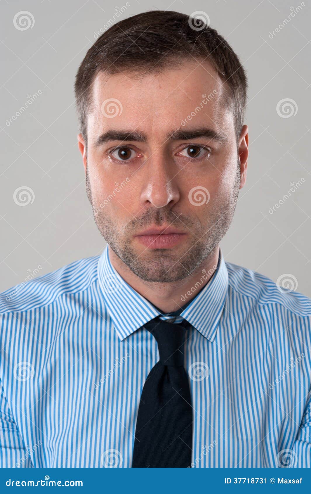 Angry Face Of Business Man Stock Image - Image: 37718731