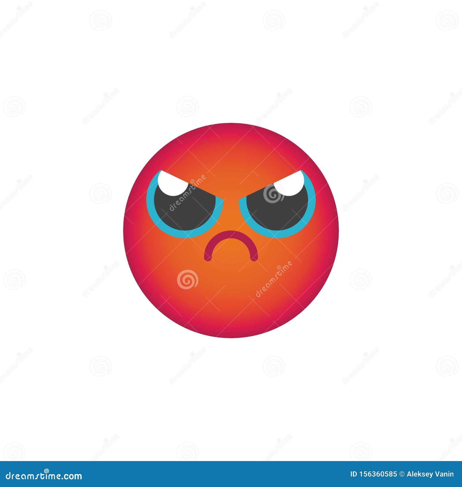 Angry Face Emoticon Flat Icon Stock Vector - Illustration of smiley ... Angry Face Emoticon Flat Icon Stock Vector - Illustration of smiley ...
