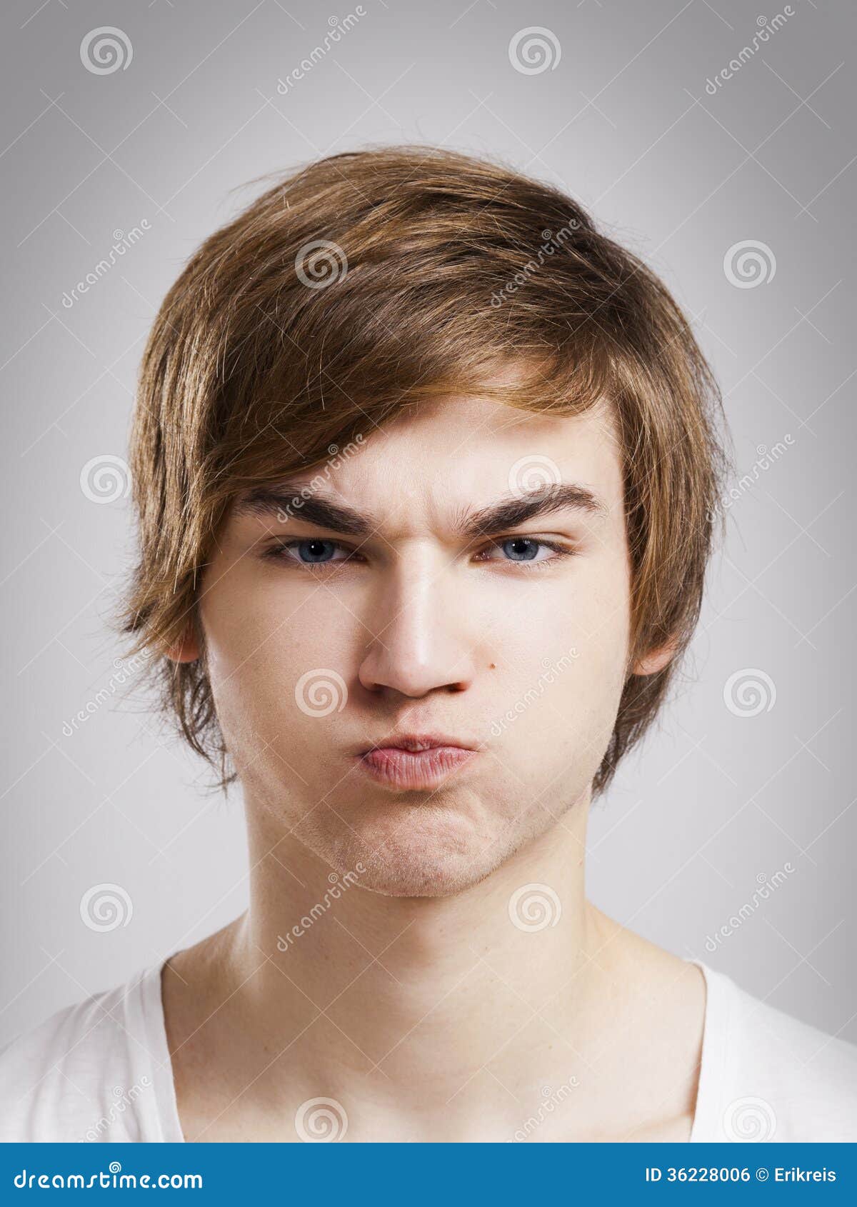 Angry face stock photo. Image of person, angry, cute - 36228006