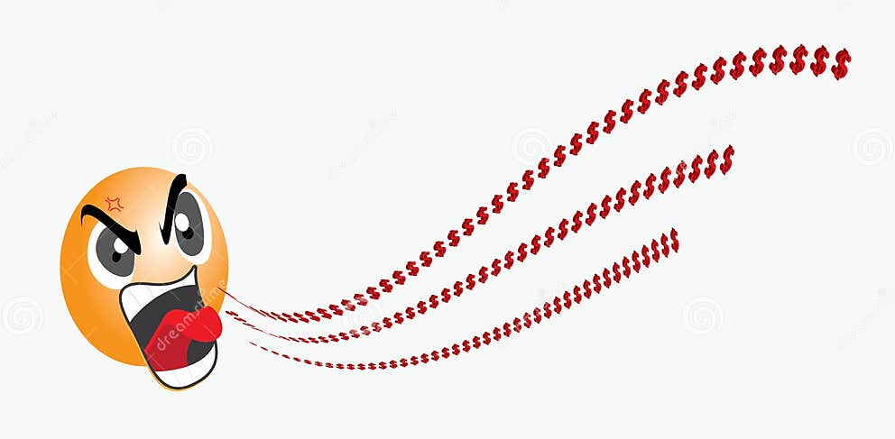 Angry shout stock illustration. Illustration of character - 30171758