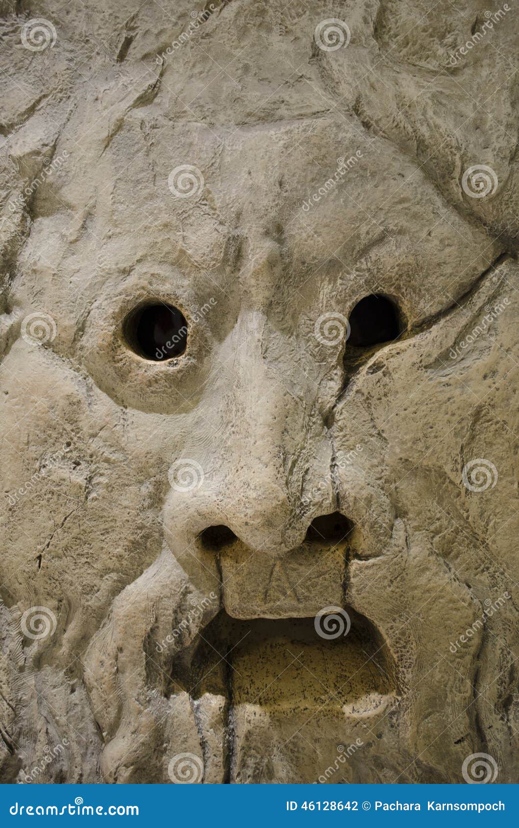 Angry Face Wall Stock Photo | CartoonDealer.com #46128642