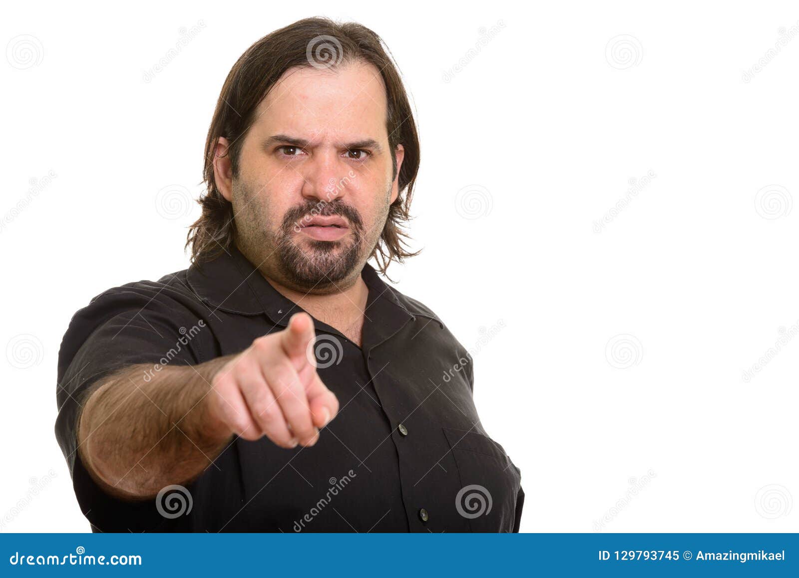 Angry Fat Caucasian Man Pointing Finger At Camera Stock Image - Image ... Angry Fat Caucasian Man Pointing Finger At Camera Stock Image - Image ...