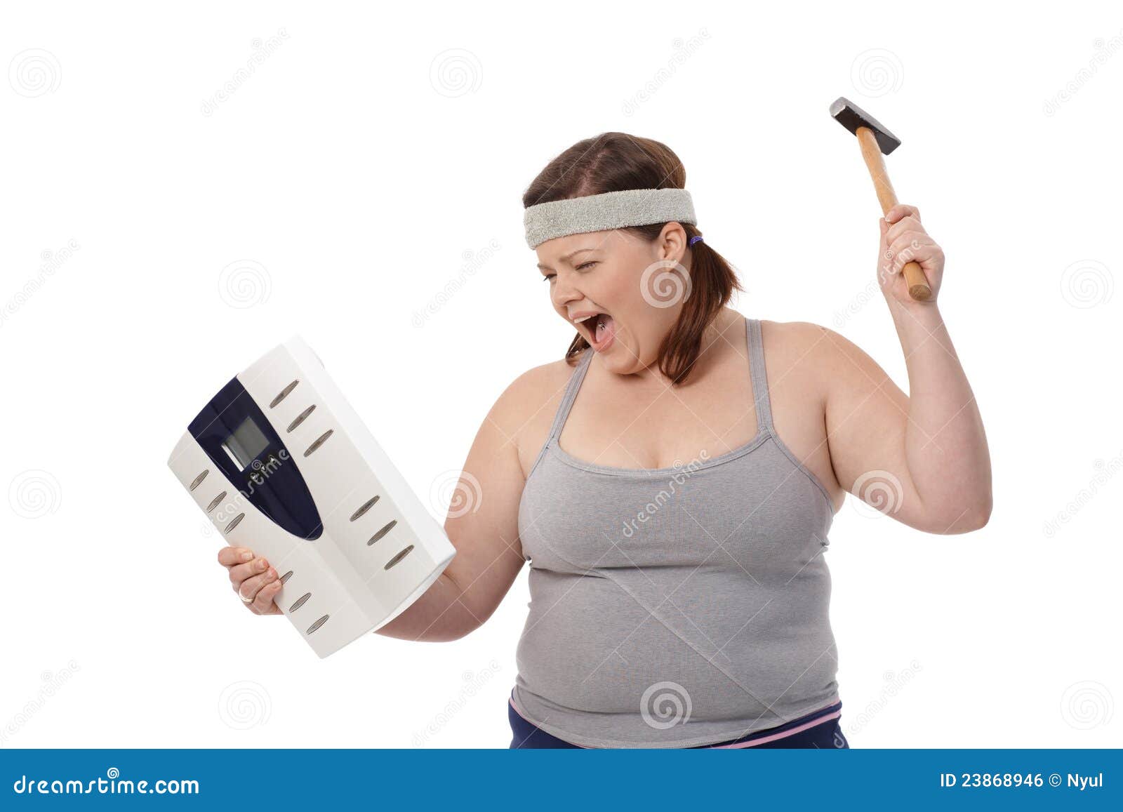 The Woman With A Hammer Royalty-Free Stock Photography | CartoonDealer ...