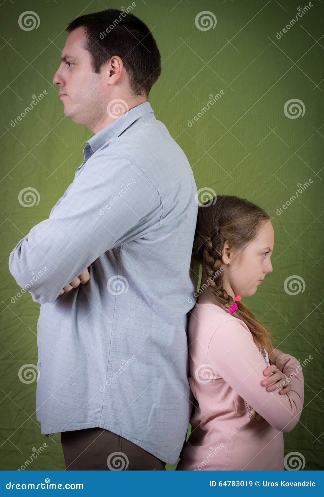 Angry Father And Daughter Stock Image Image Of Feeling 64783019