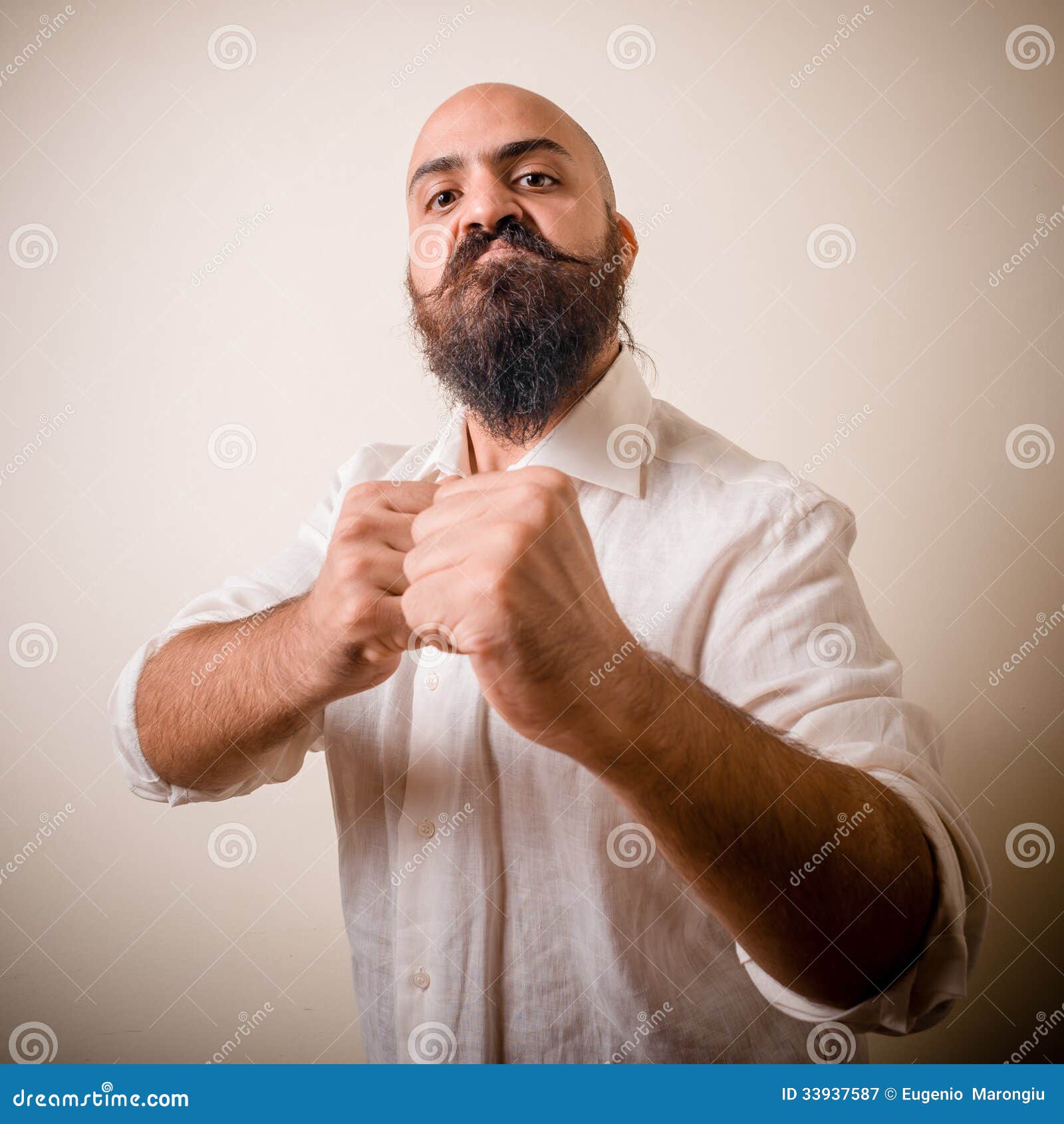 Angry Fighter Fish Royalty-Free Stock Image | CartoonDealer.com #150370714