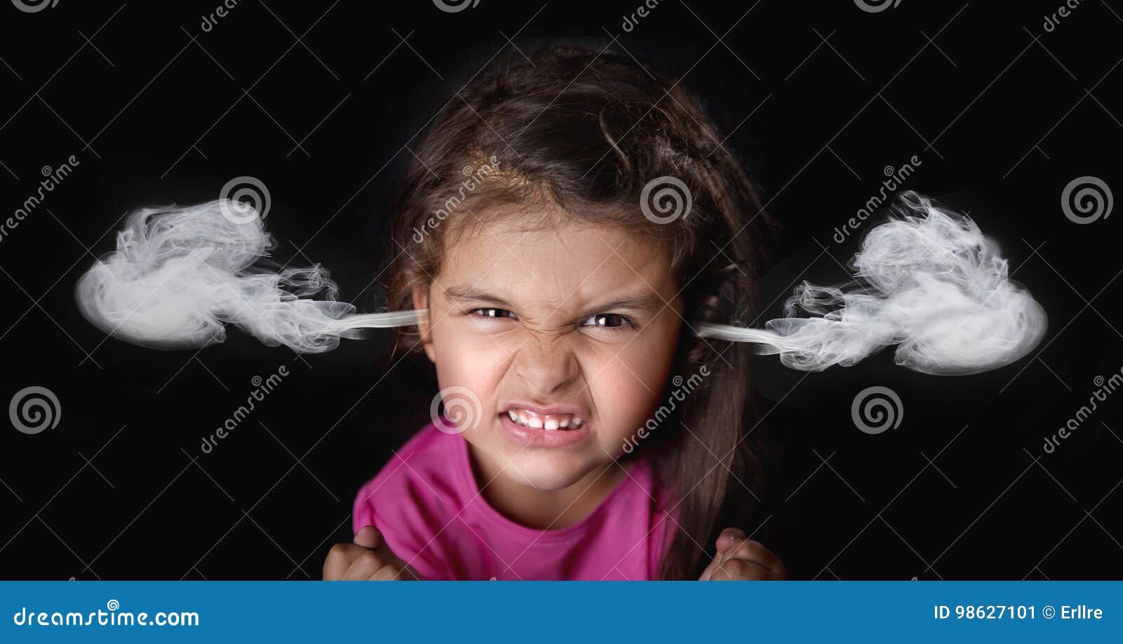 Angry four years girl stock image. Image of pretty, girl - 98627101