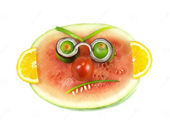 Angry fruits, isolated stock photo. Image of health, food - 24320162