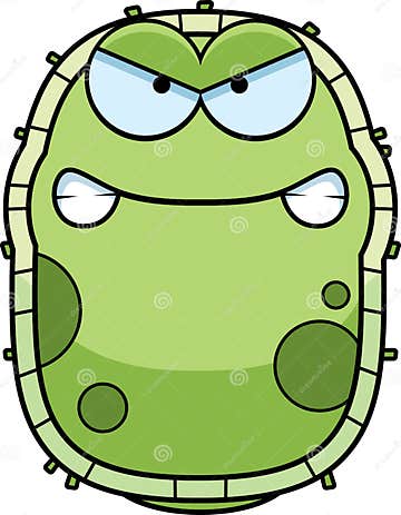 Angry Germ Microbe stock vector. Illustration of clip - 158512907