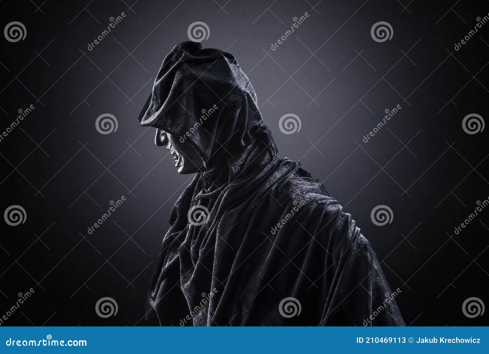 Angry ghost in the dark stock image. Image of phantom - 210469113