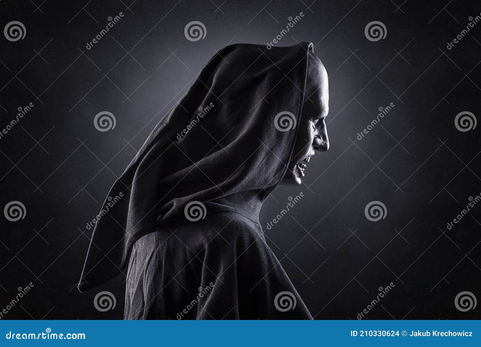 Angry ghost in the dark stock photo. Image of howl, phantom - 210330624