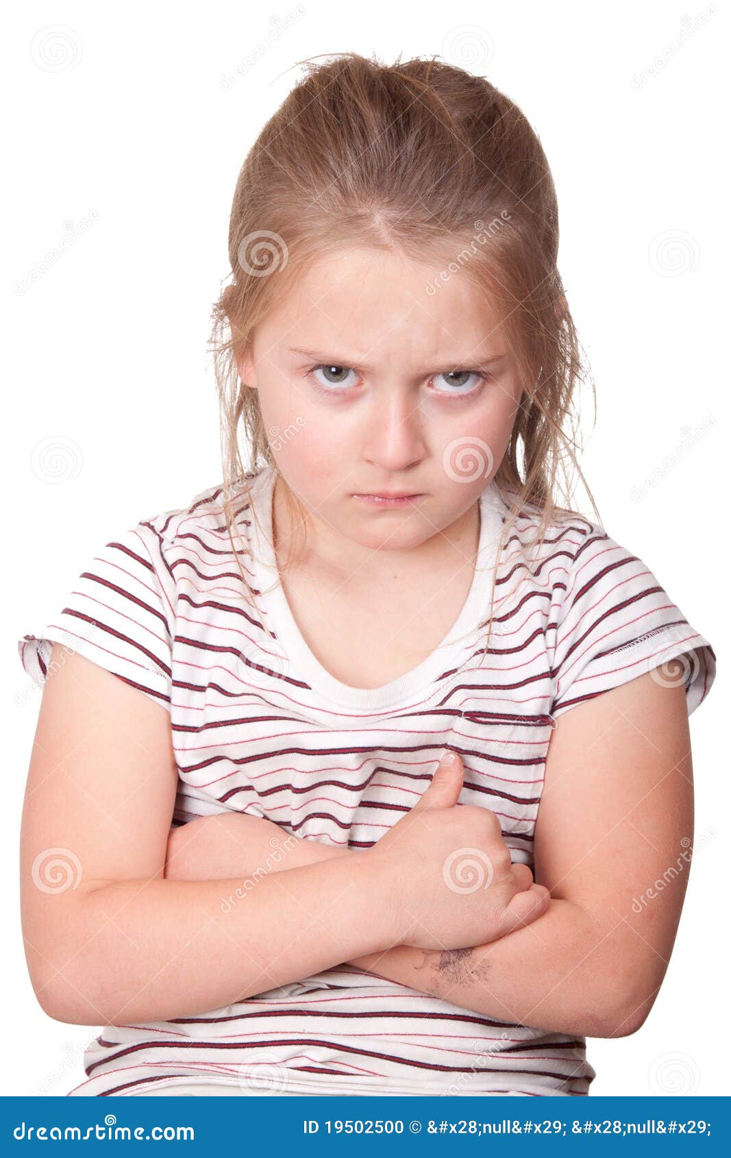 Angry Girl stock photo. Image of color, lovely, background - 19502500