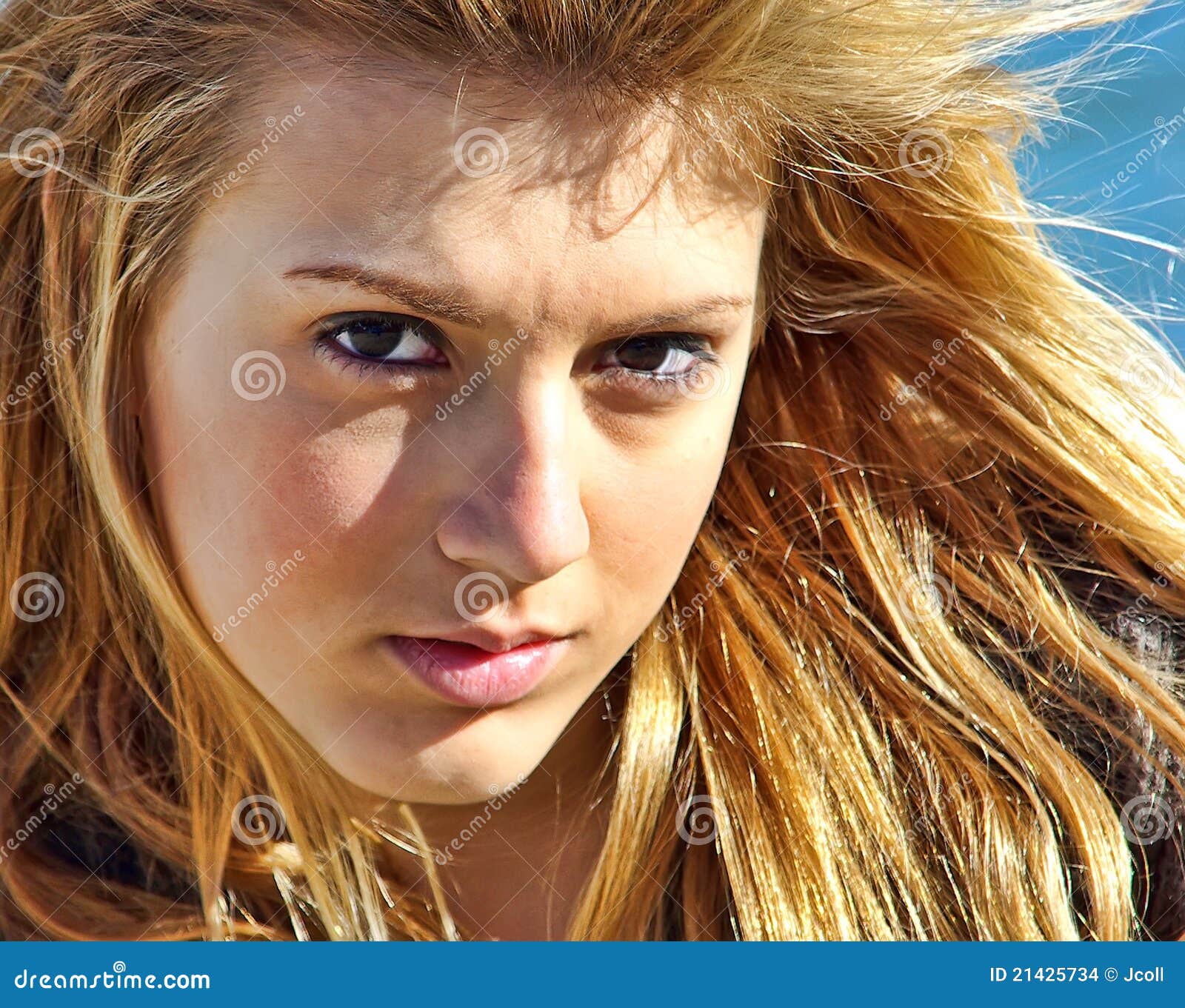 Angry Girl stock photo. Image of looking, lady, fantasy - 21425734