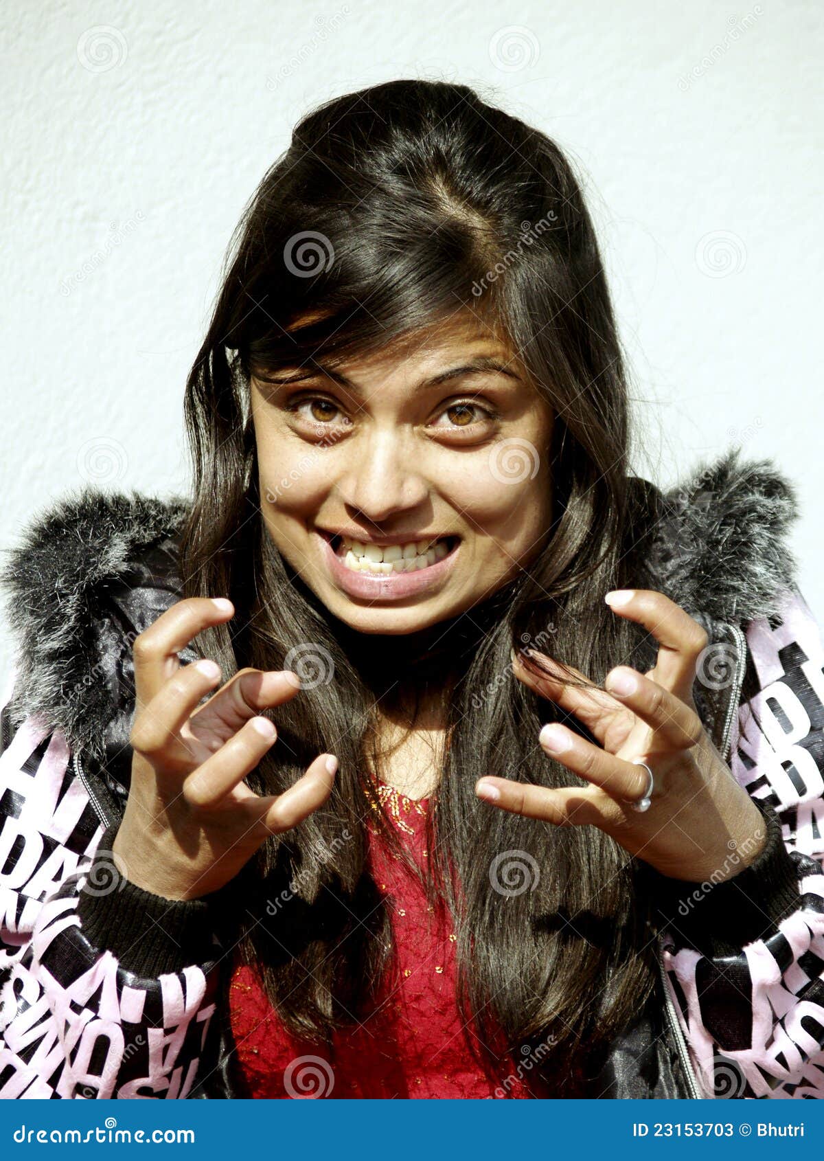 Angry girl stock image. Image of anger, assignment, bhutri - 23153703