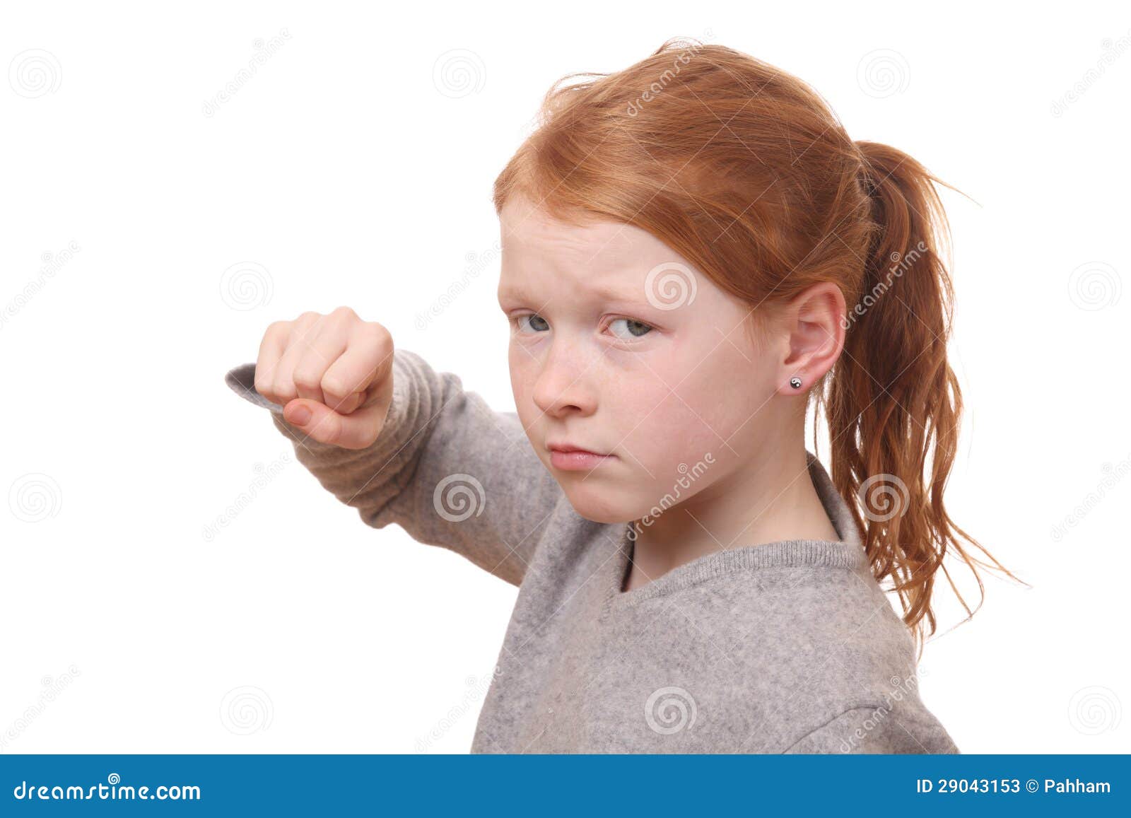 Angry girl stock image. Image of hand, crazy, aggressive - 29043153