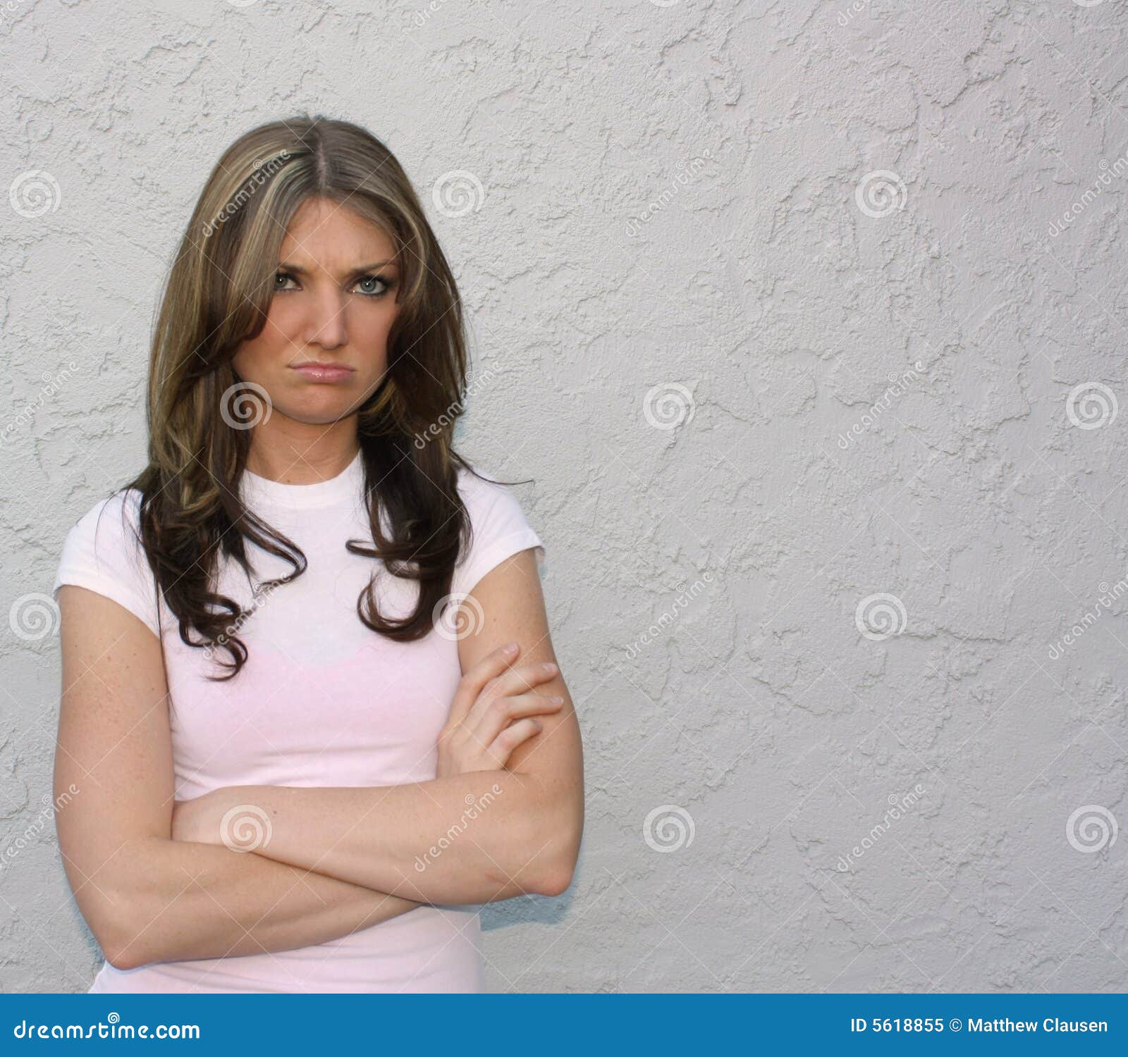 Angry girl stock image. Image of care, agency, facial - 5618855
