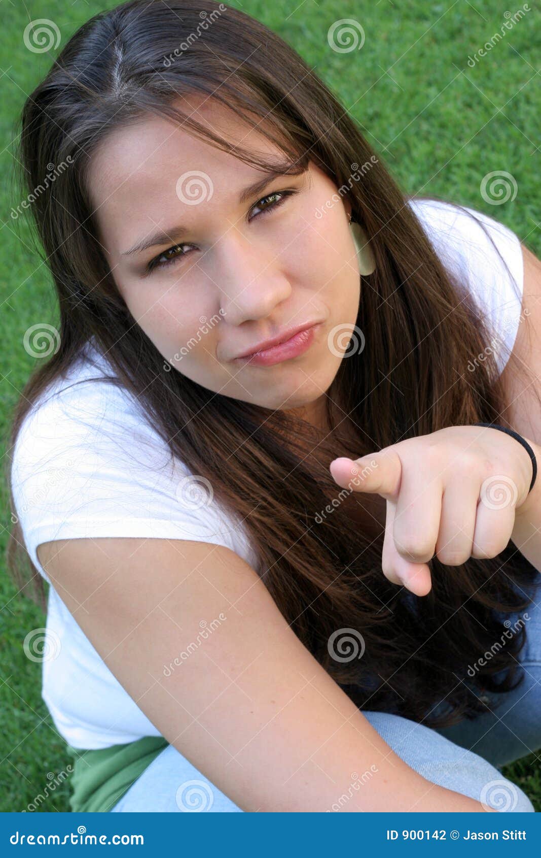 Angry Girl stock photo. Image of teens, pretty, expression - 900142