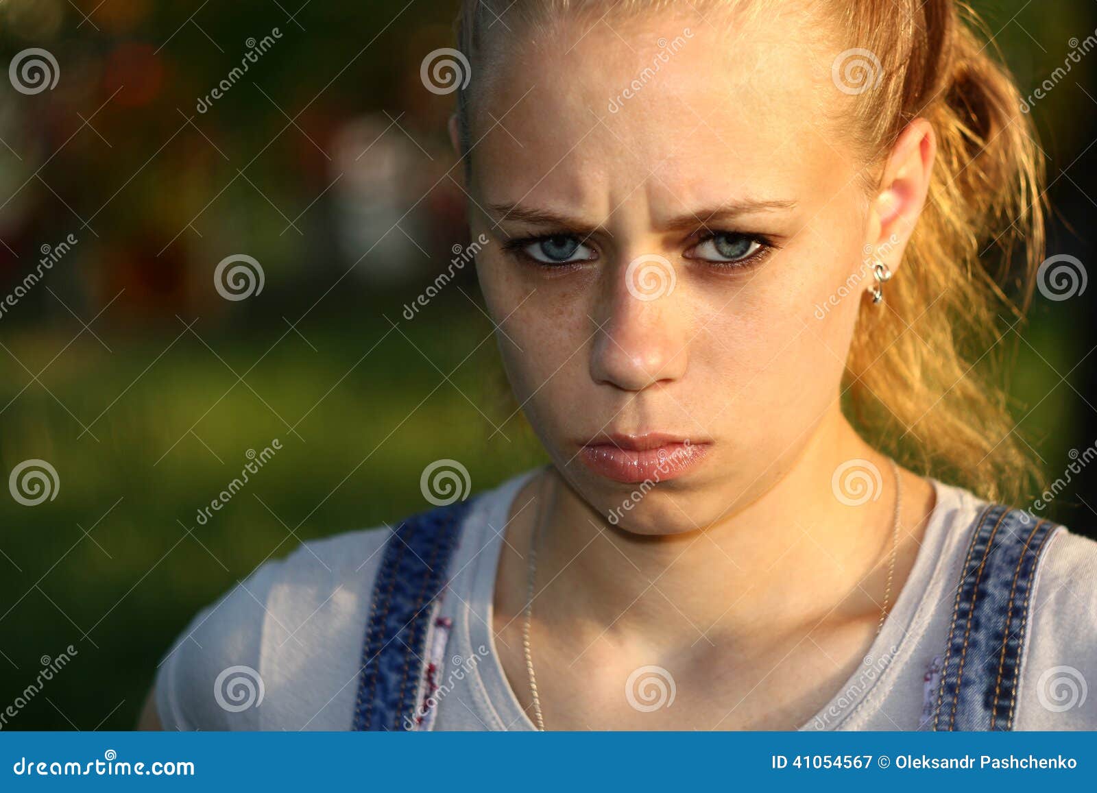 Angry Girl stock image. Image of people, young, adult - 41054567