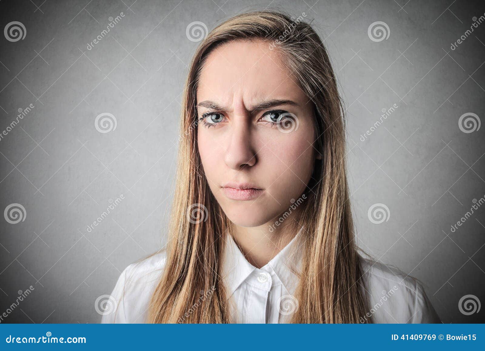 Angry girl stock image. Image of gloom, unhappiness, delusion - 41409769
