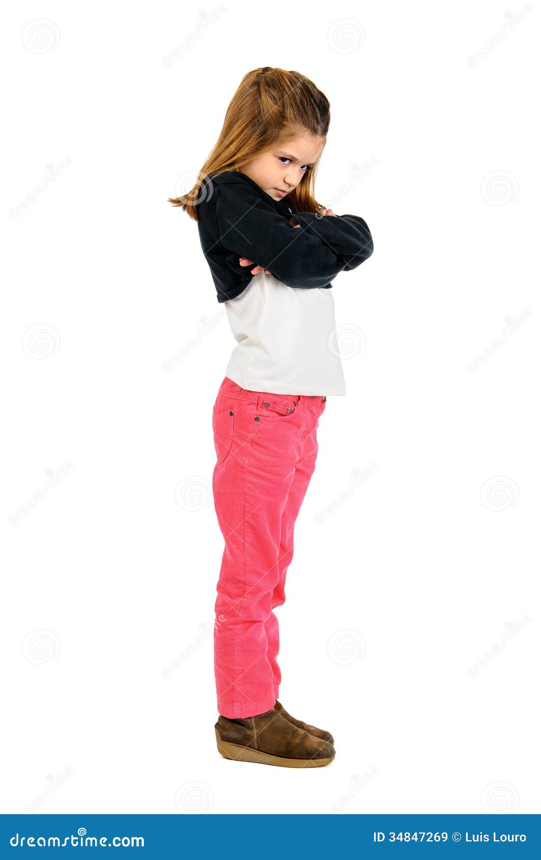 Angry girl stock image. Image of anger, face, isolated - 34847269