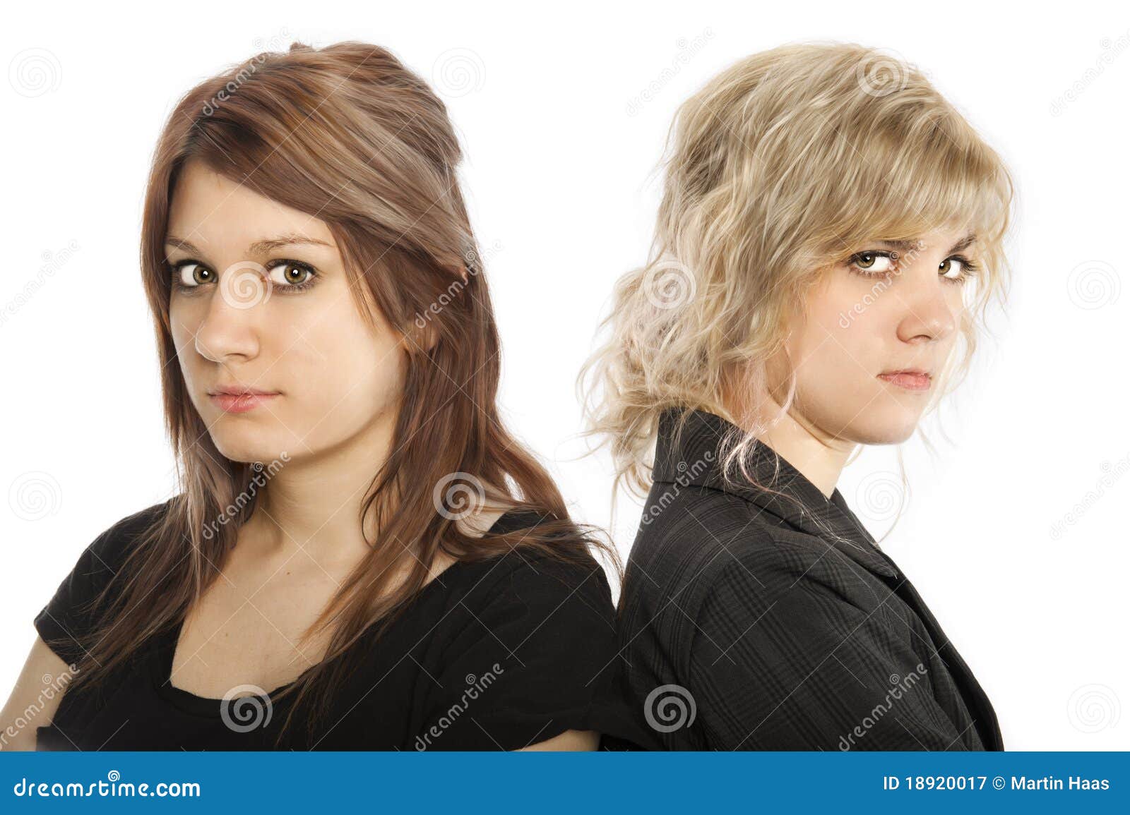 Angry girls stock image. Image of close, unhappy, attractive - 18920017