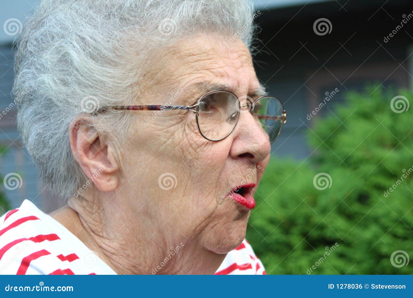 Stressed Grandmother